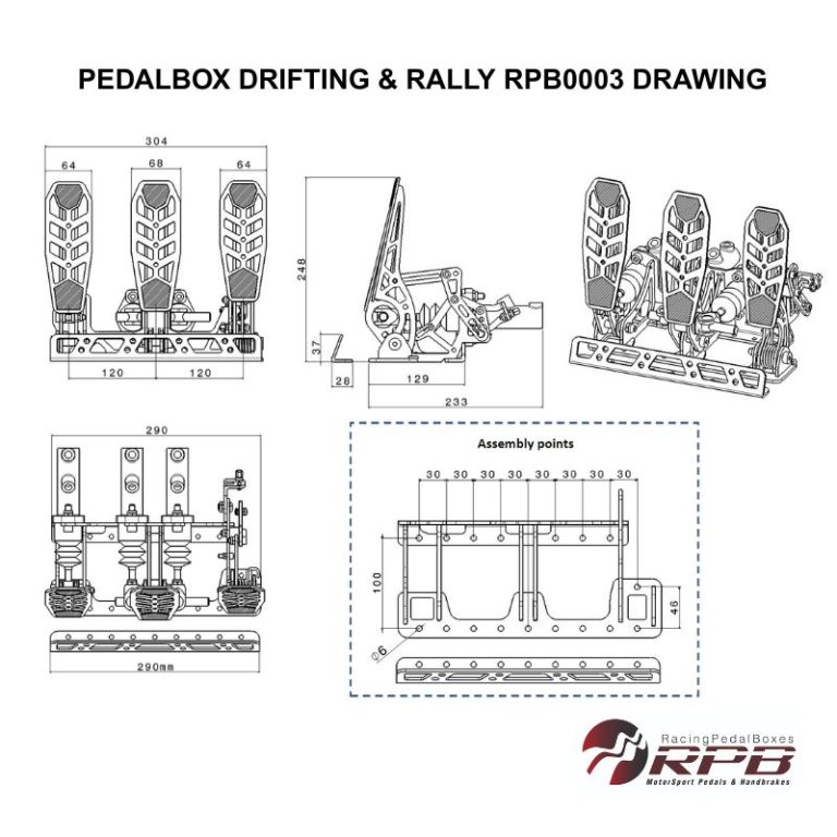Pedalbox Drifting & Rally | Racing Pedal Boxes